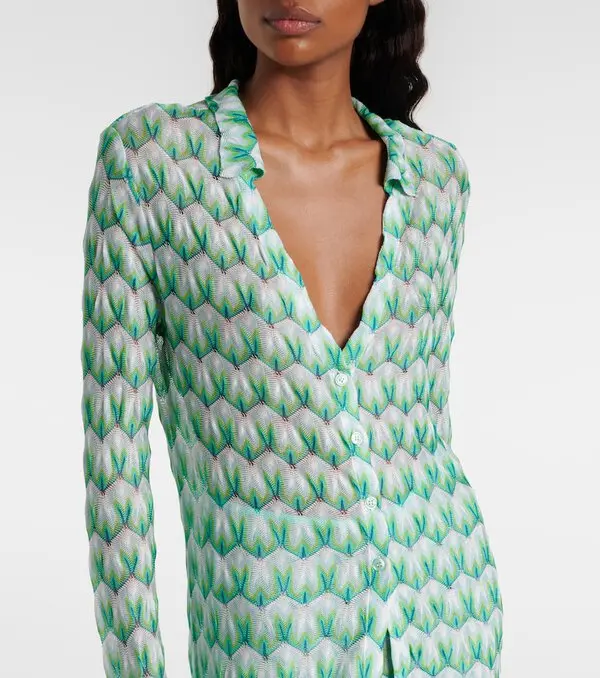 Missoni Scalloped Viscose Blouse