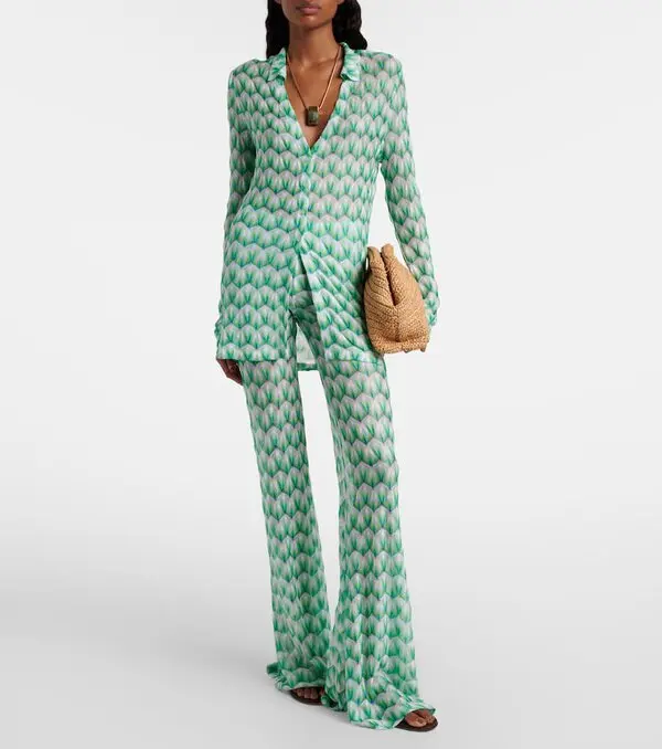 Missoni High-rise Flared Pants