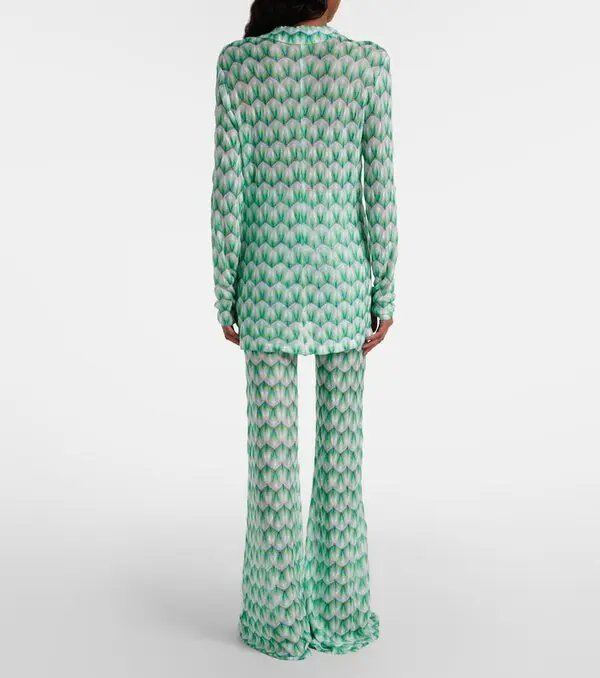 Missoni High-rise Flared Pants