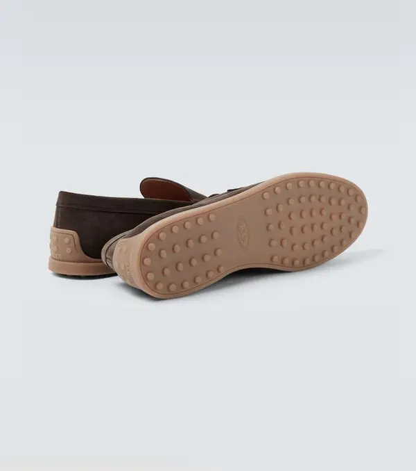 TOD'S Suede Loafers - Brown
