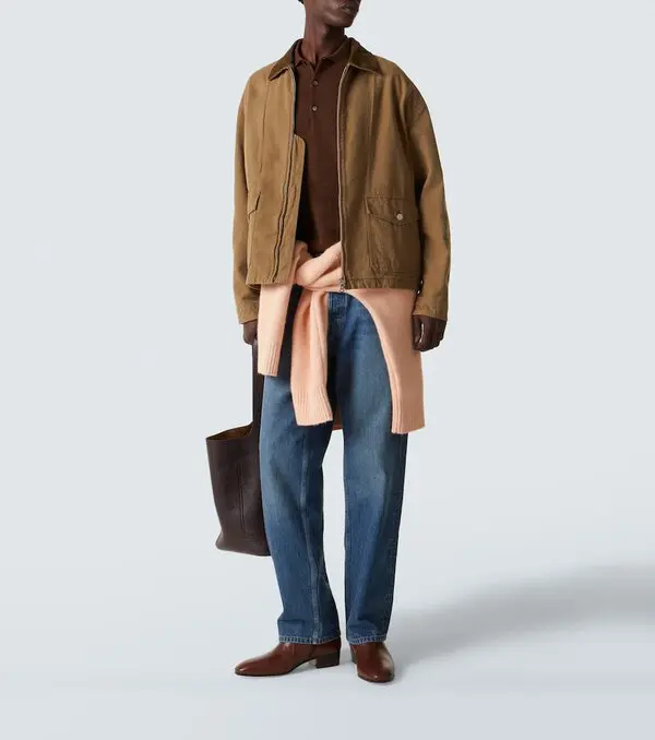 Arch4 Cashmere Polo Shirt - Brown