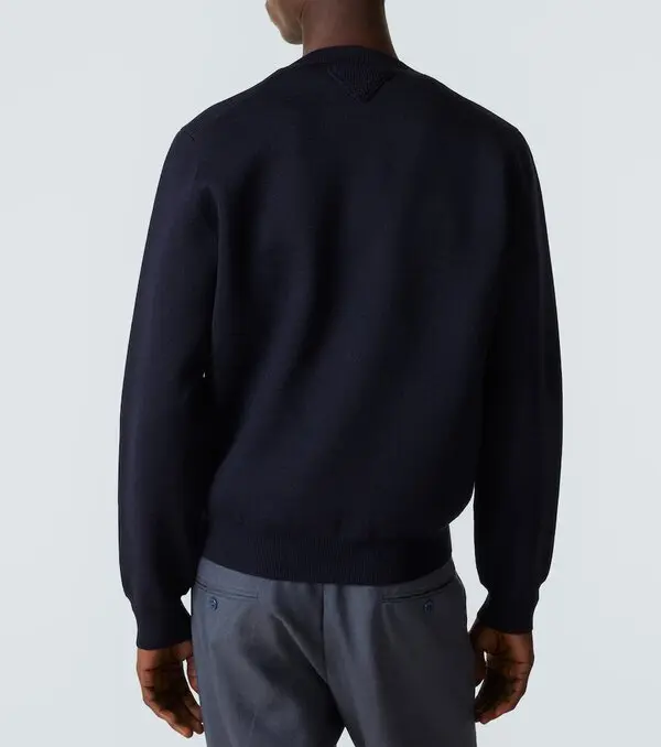 Prada Wool-blend Sweater - Blue