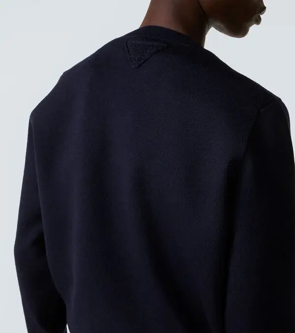 Prada Wool-blend Sweater - Blue