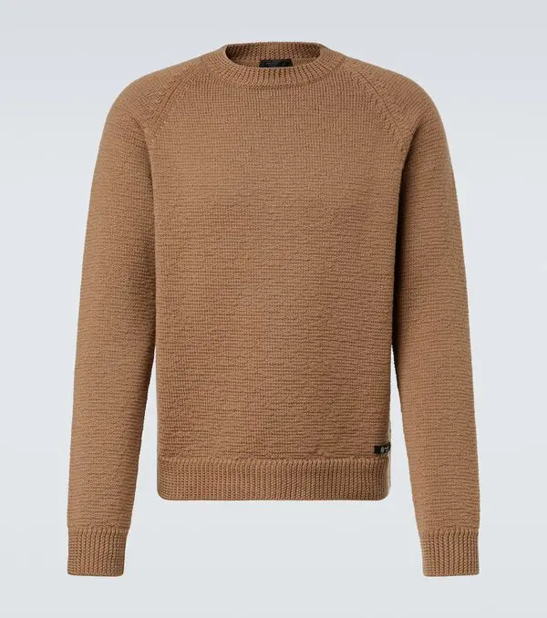 Prada Virgin Wool Sweater - Brown