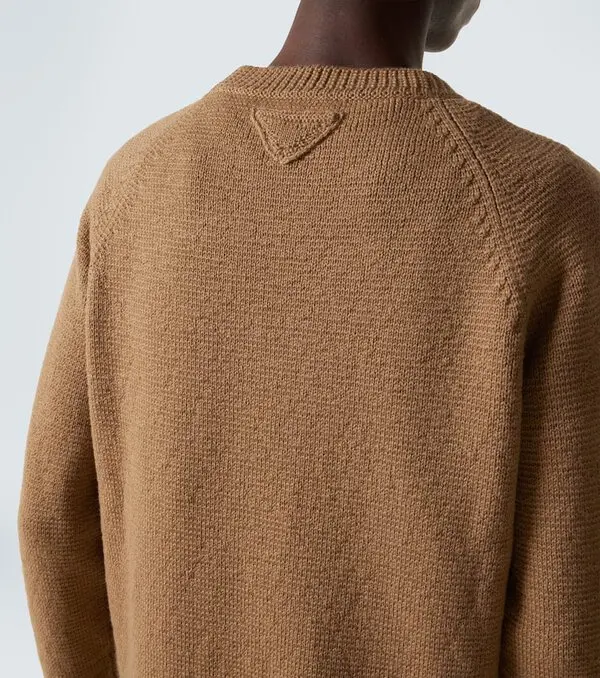 Prada Virgin Wool Sweater - Brown