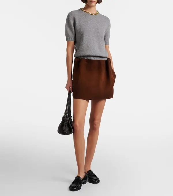 Prada Embellished Wool And Cashmere Sweater