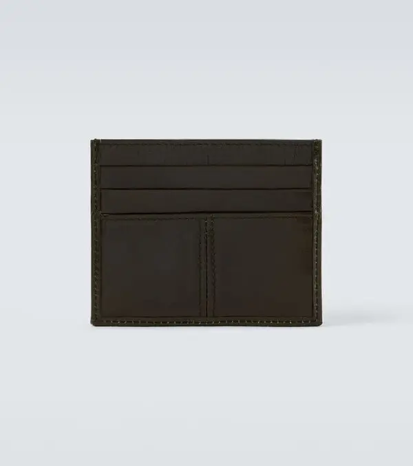 Prada Logo Leather Card Holder