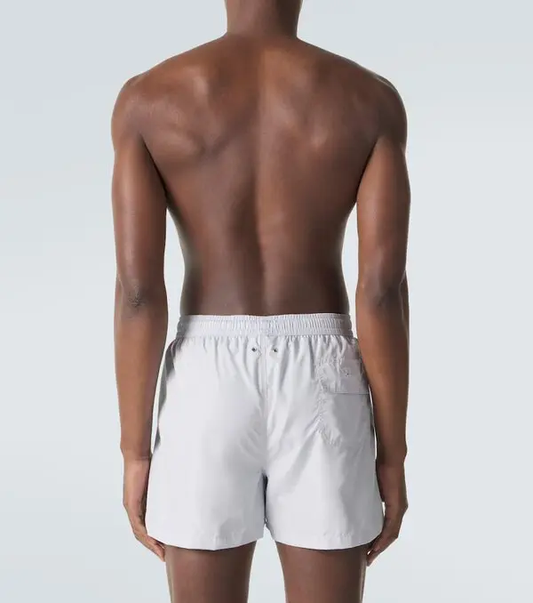 Kiton Logo Swim Trunks - Grey