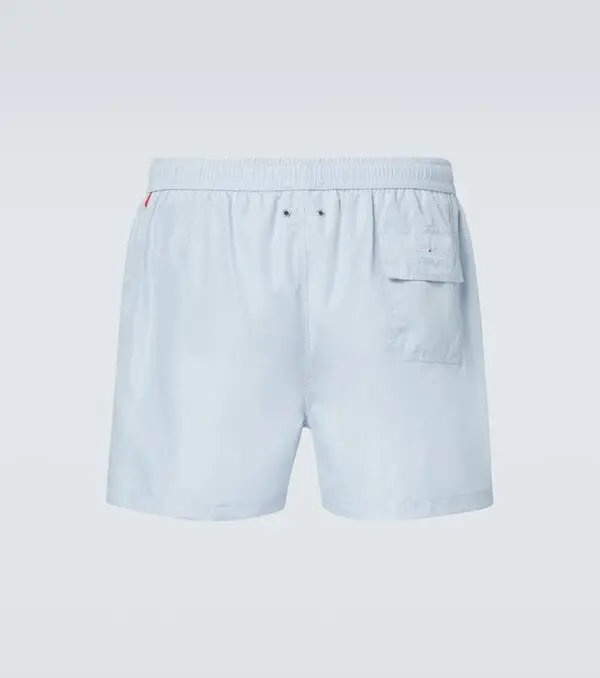 Kiton Logo Swim Trunks - Grey