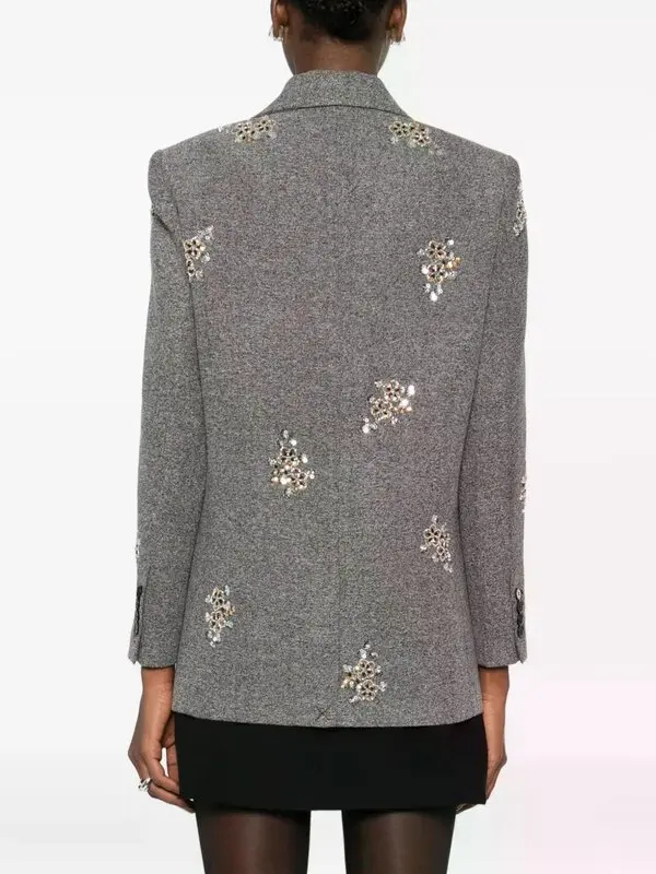 Maje Floral-embroidered Blazer