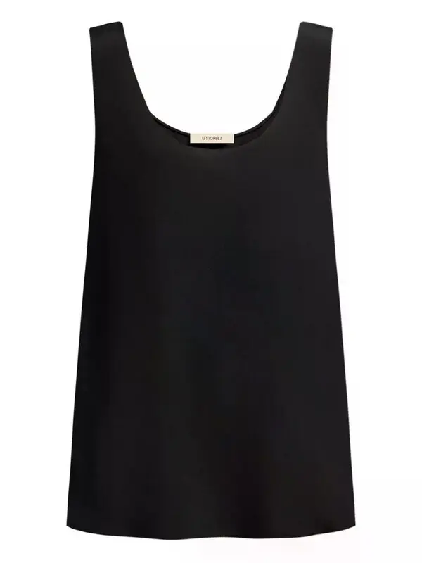 12 STOREEZ Silk Sleeveless Top