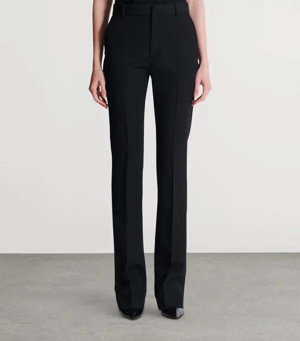Balmain Virgin Wool Straight-leg Trousers
