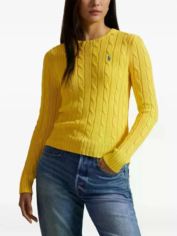 Polo Ralph Lauren Cable Knit Sweater - Yellow