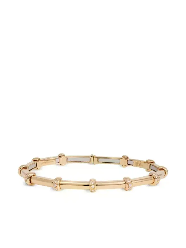 Sidney Garber 18k Yellow Carly Diamond Bracelet - Gold