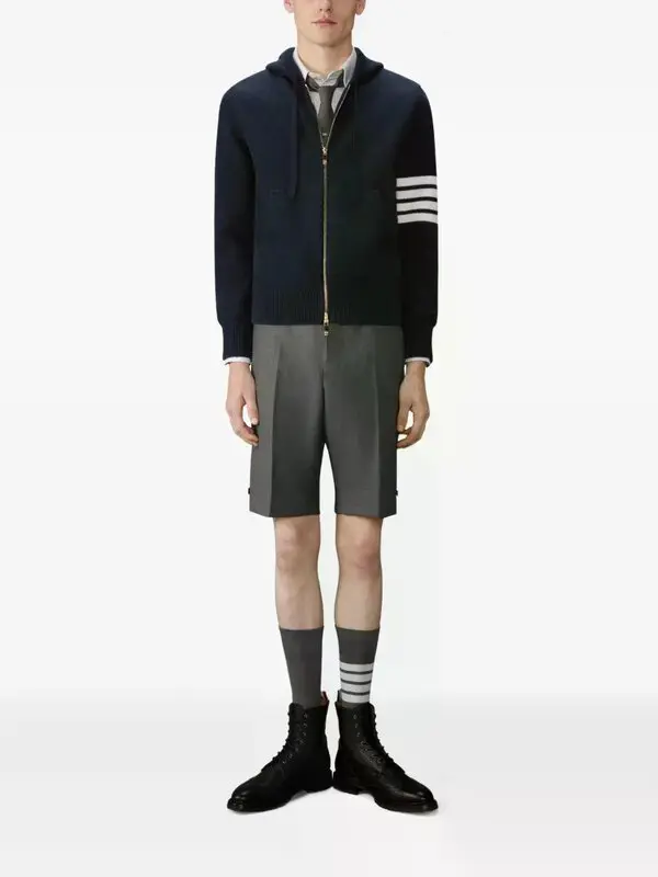 Thom Browne Lunar New Year Intarsia 4-bar Hoodie