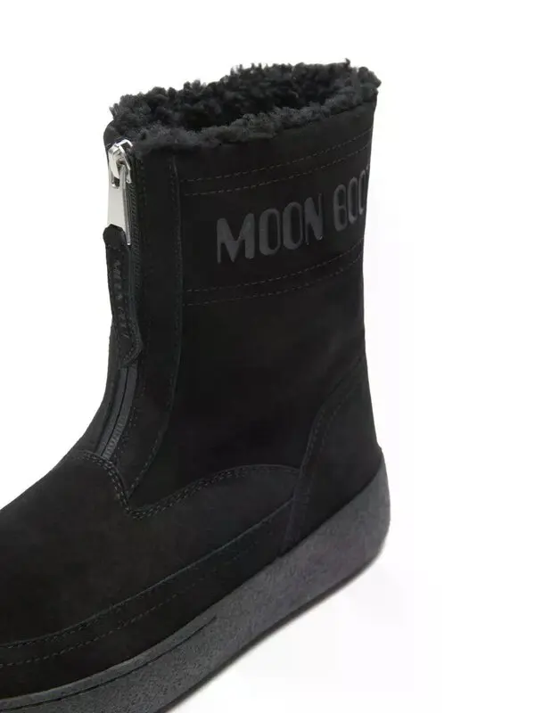 Moon Boot Ltrack Lara Zip-front Shearling Boots