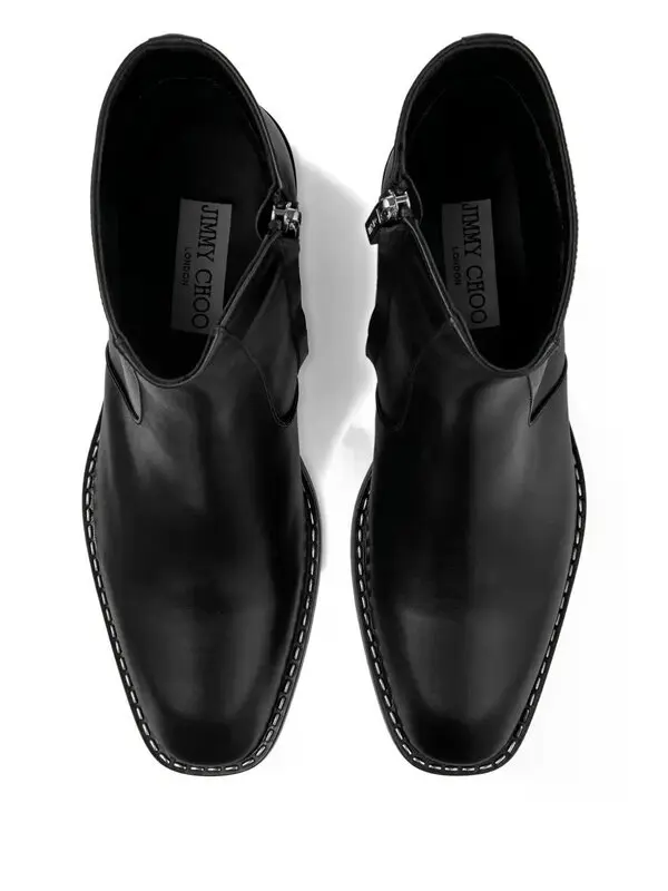 JIMMY CHOO Wilder 55mm Leather Ankle Boots