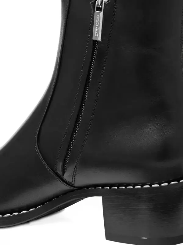 JIMMY CHOO Wilder 55mm Leather Ankle Boots