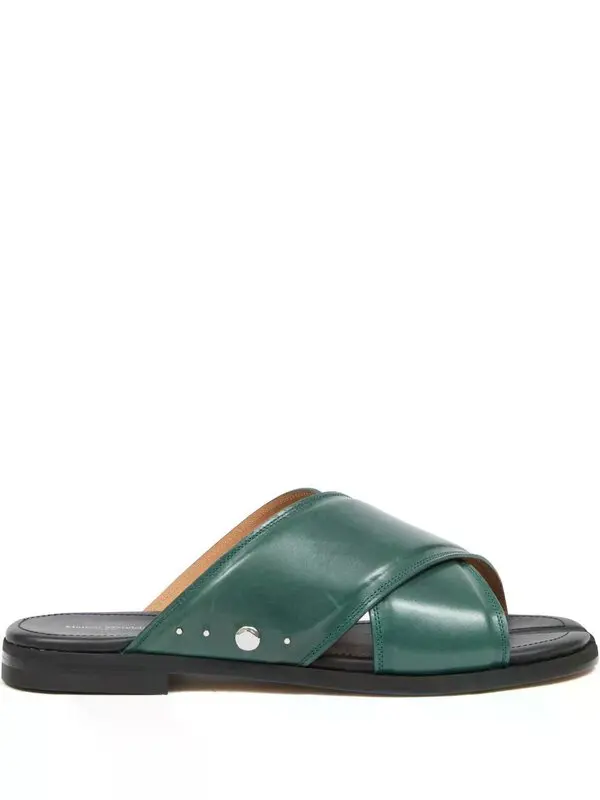 MAISON MARGIELA Tabi Numbers Crossed Sandals - Green