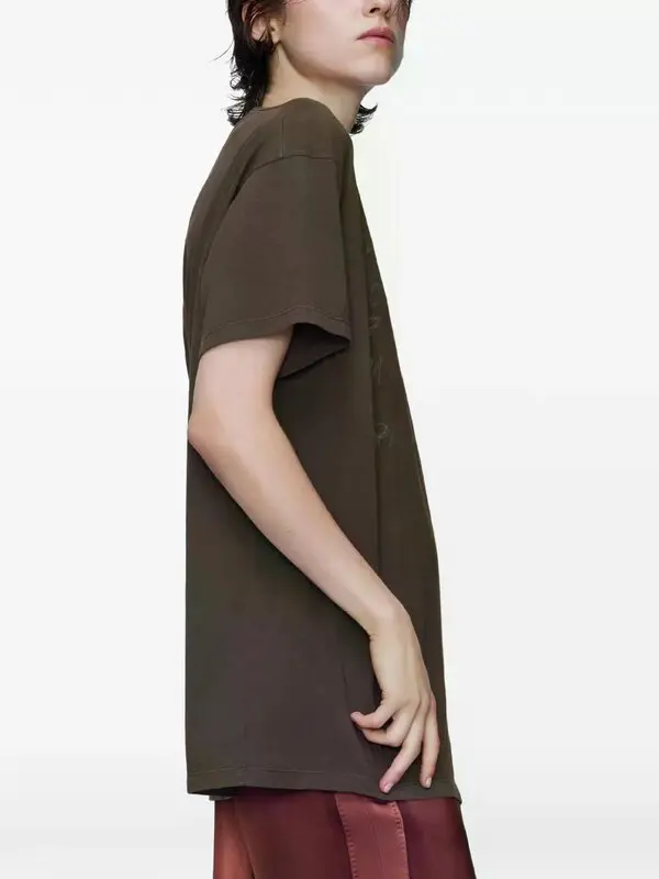 MAISON MARGIELA Numerical Cotton T-shirt - Brown