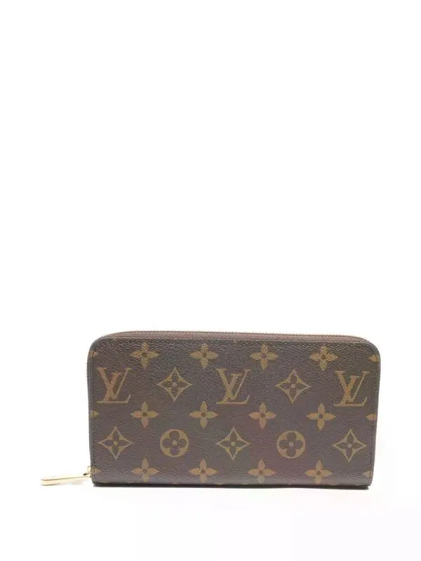 LOUIS VUITTON 2021-2025 Monogram Zip Wallet - Brown