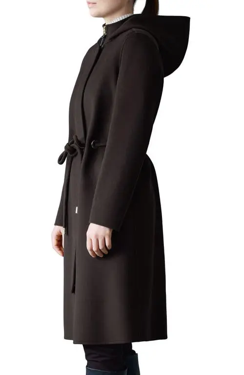 Mackage Blithe Handmade Wool Double Face Hooded Coat