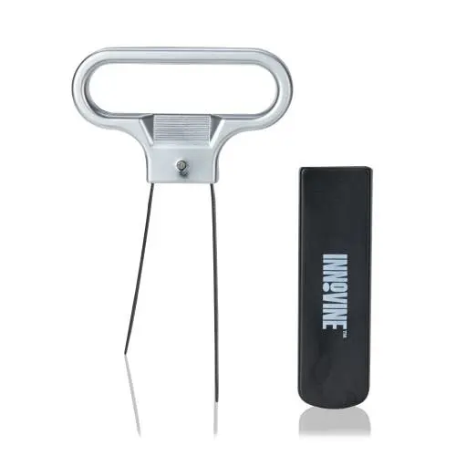 INNOVINE Two Prong Cork Puller - Silver