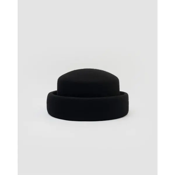 BORN TO ROAM London Pillbox Hat - Black