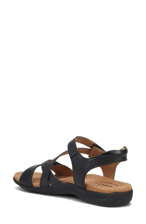 TAOS Big Time Ankle Strap Sandal - Black