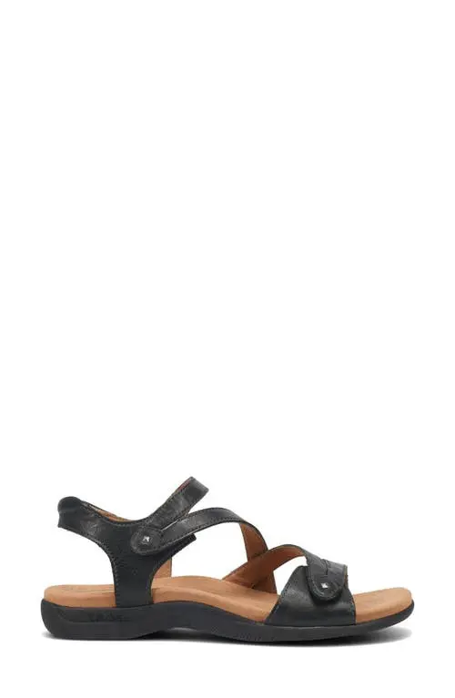 TAOS Big Time Ankle Strap Sandal - Black
