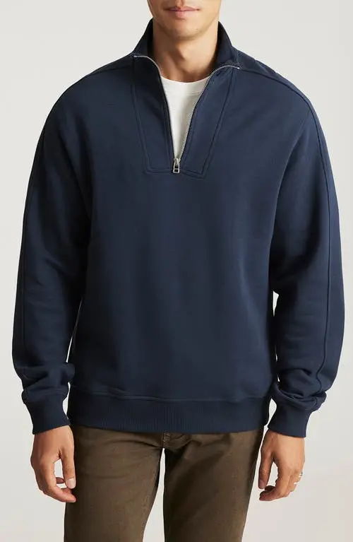 MAVI Half Zip Fleece Sweatshirt