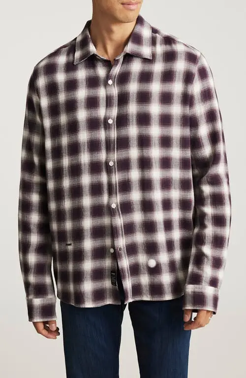 MAVI Plaid Cotton Button-up Shirt