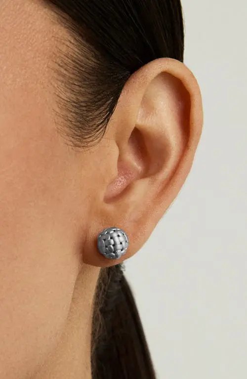 DEAN DAVIDSON Weave Ball Stud Earrings