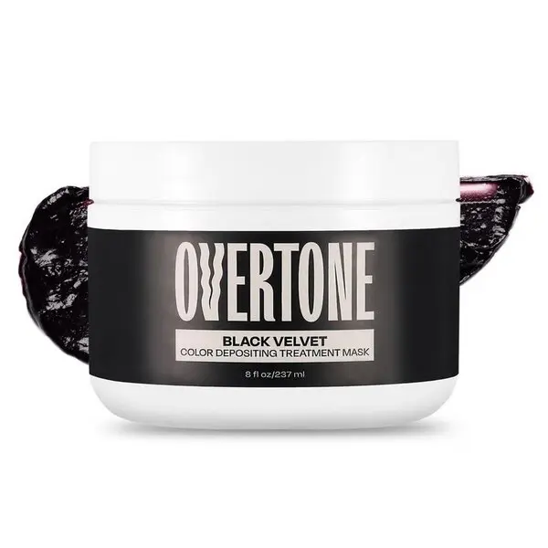 OVERTONE Semi Permanent Color-depositing Deep Conditioning Mask - Black Velvet