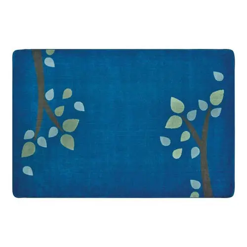KAPLAN EARLY LEARNING COMPANY Branching Out Carpet - Blue