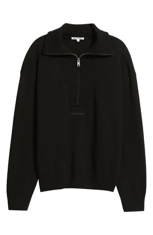 Brooklyn Industries Half-zip Waffle Knit Sweater
