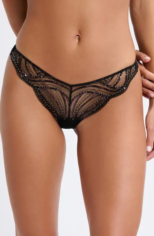 ETAM Whisper Of Desire Tanga - Black