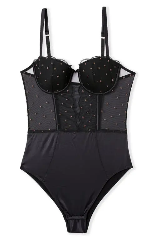 ETAM Embellished Underwire Bodysuit