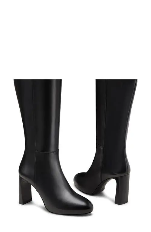STUART WEITZMAN Babette Platform Boot - Black/black