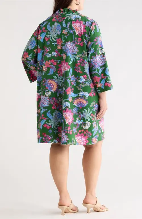 SUGARLIPS Elara Ruella Floral Ruffle Dress