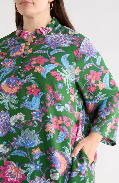 SUGARLIPS Elara Ruella Floral Ruffle Dress