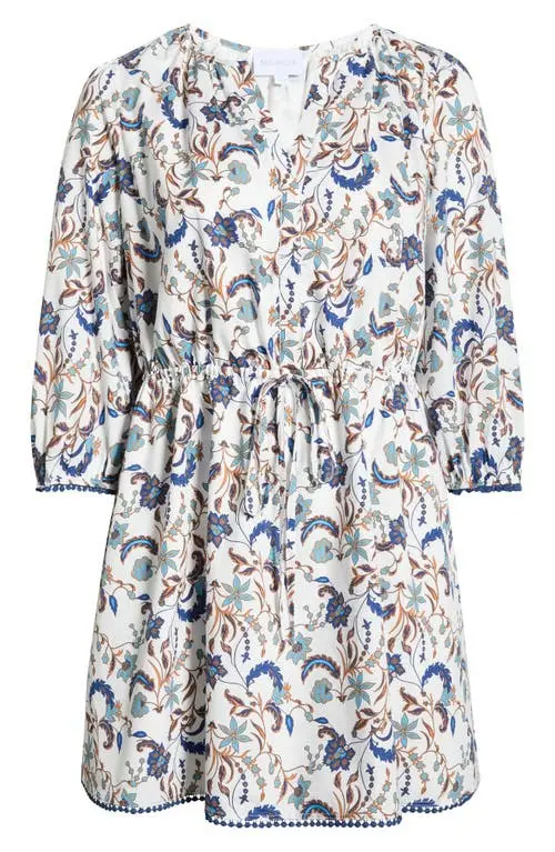 SUGARLIPS Ralston Floral Print Mini Dress - Off-white-multi