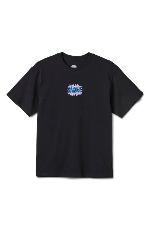 MAUI & SONS Nova Boxy Cotton T-shirt - Black
