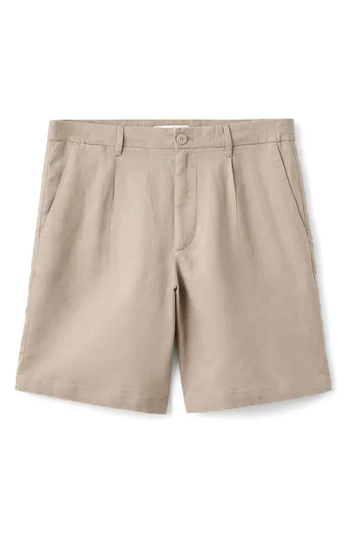 Mango Linen And Cotton Bermuda Shorts