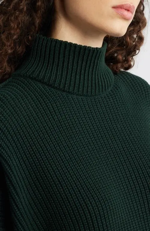 Frank & Eileen Montecito Turtleneck Sweater - Bristish Racing Green