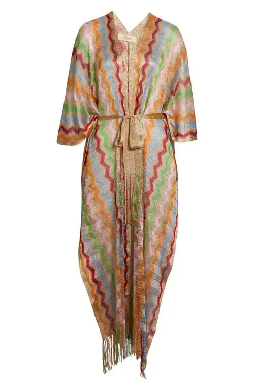 Elan Chevron Cover-up Caftan