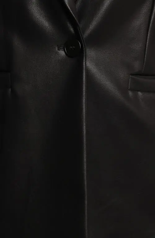 PETAL & PUP Jamie Faux Leather Blazer