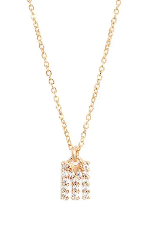 SET & STONES Gemma Initial Pendant Necklace - Gold/m