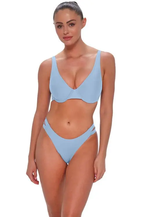 SUNSETS Ally Underwire Dd Cup Bikini Top - Blue Whisper