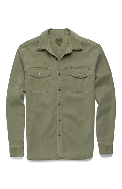 SURFSIDE SUPPLY CO. Jeb Tencel Shirt - Lichen Green